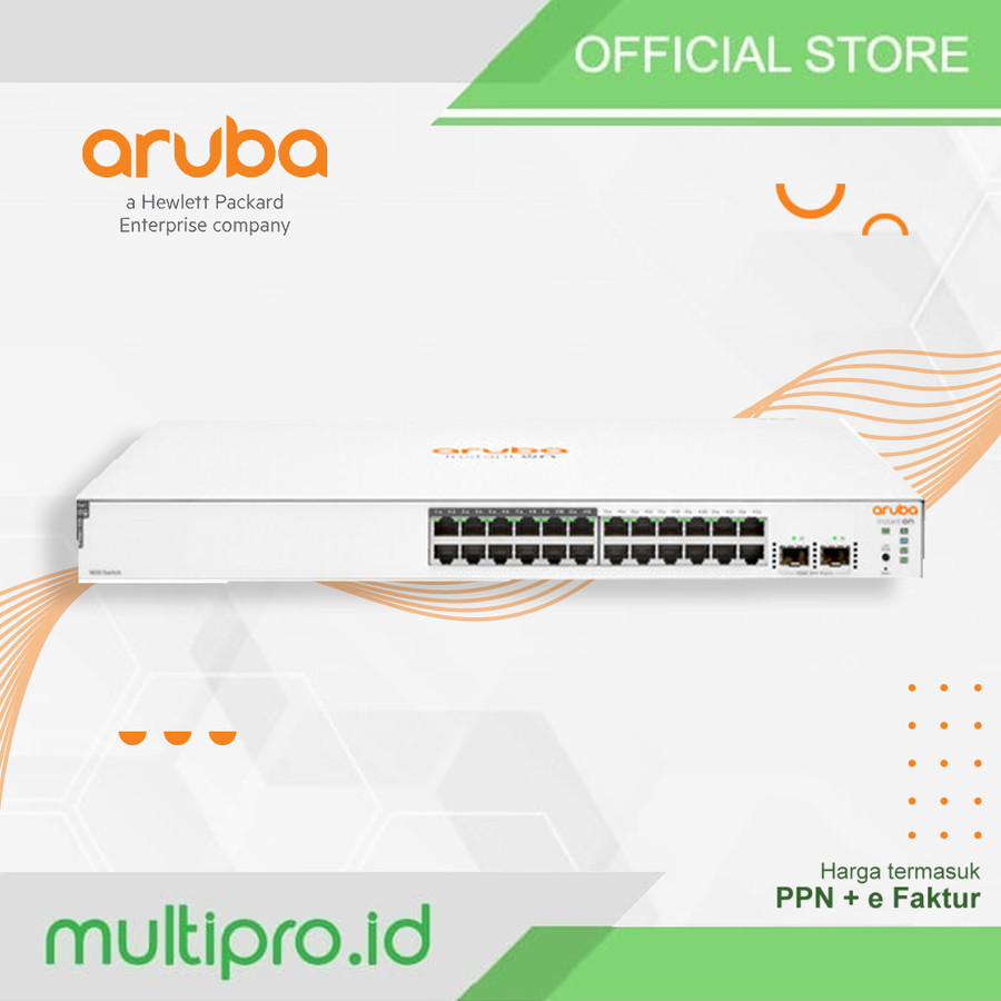 Jual Aruba Instant On 1830 24G 12p Class4 PoE 2SFP 195W Switch JL813A | Shopee Indonesia