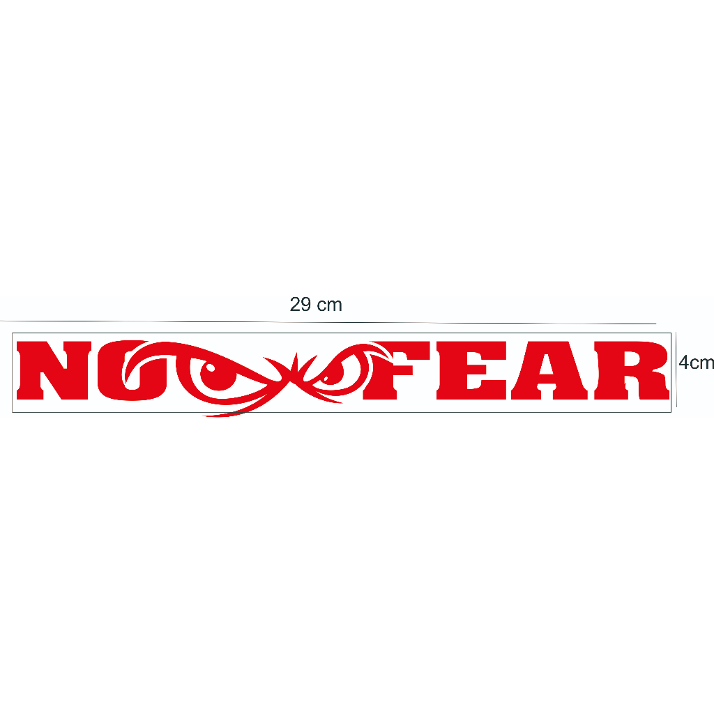 Jual STIKER SPONSOR NO FEAR | Shopee Indonesia
