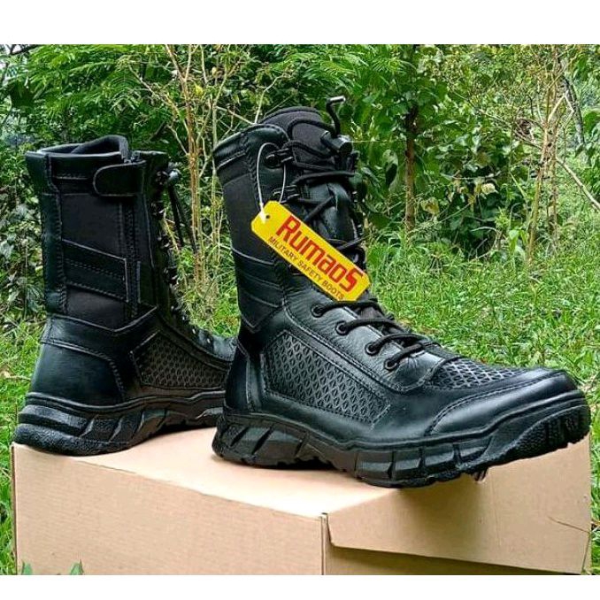 Jual terbaru-SEPATU PDL militer boots ankle jaring sarang TAWON TNI ...