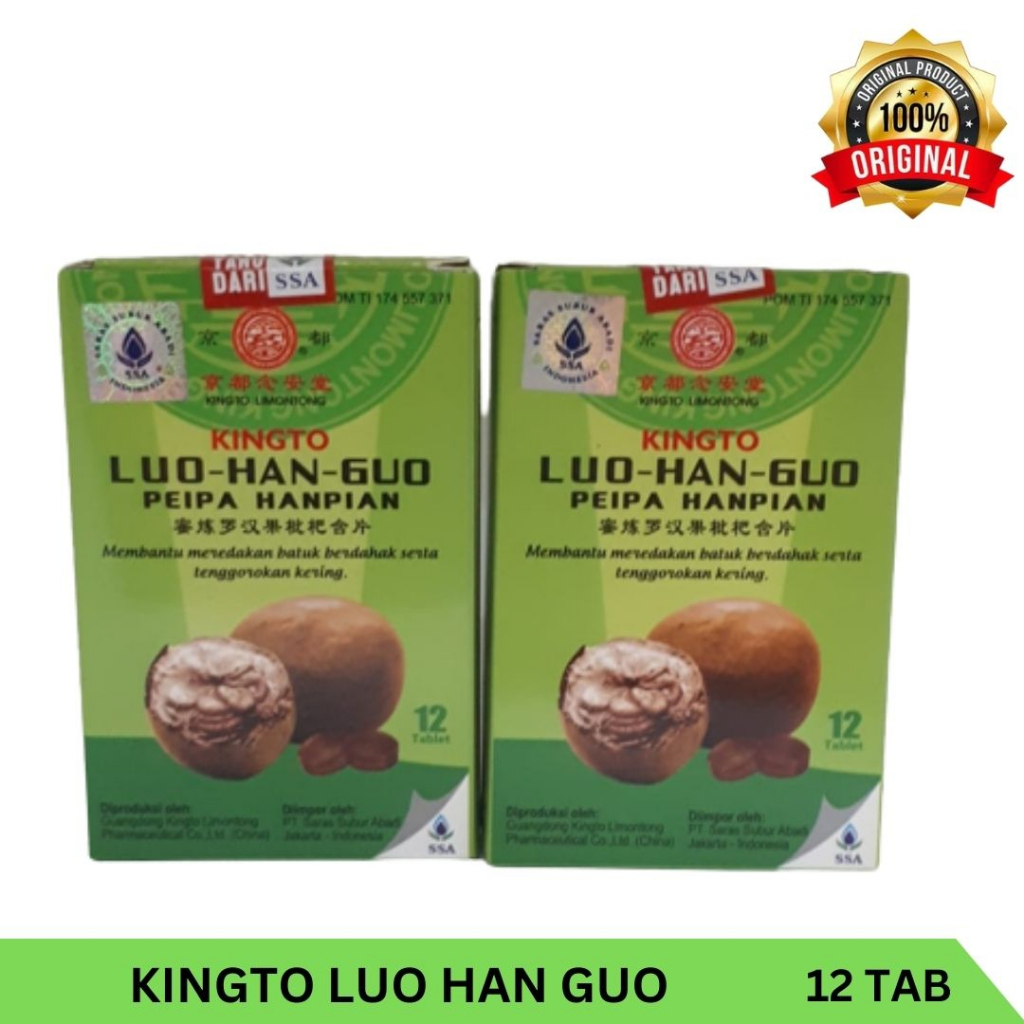 Jual Kingto Luo Han Guo Peipa Hanpian - Permen Obat Batuk Lo Han Kuo | Shopee Indonesia