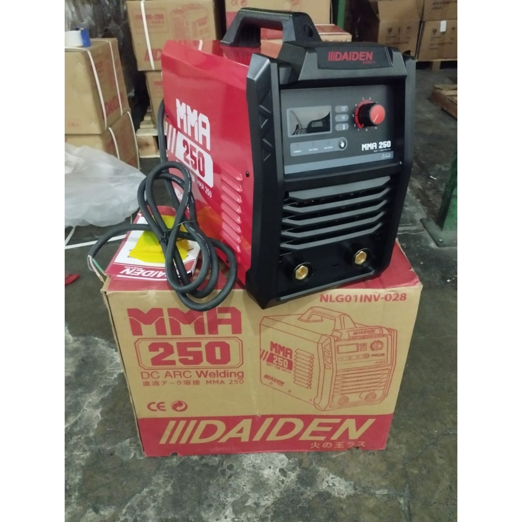 Jual Mesin Las Listrik DAIDEN MMA MMAi 250 Trafo Las 3 Phase | Shopee Indonesia