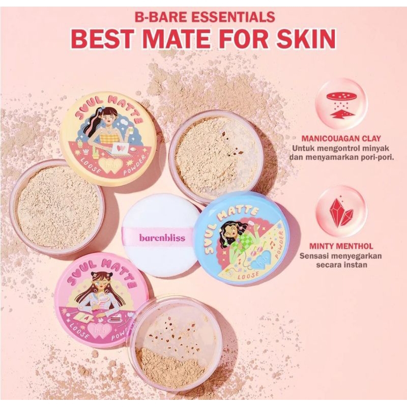 Jual BNB barenbliss Soul-Matte Loose Powder Special Edition | Shopee ...