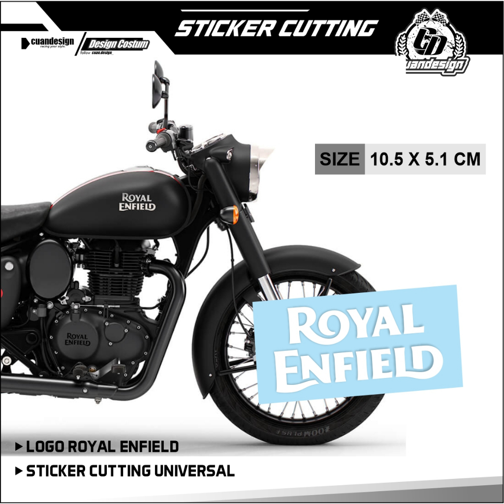 Jual STICKER ROYAL ENFIELD [ CUTTING STICKER ] STIKER ROYAL ENFIELD ...