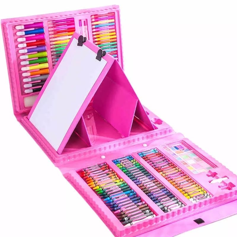 Jual Crayon Set 208Pcs Alat Menggambar atau Mewarnai | Shopee Indonesia