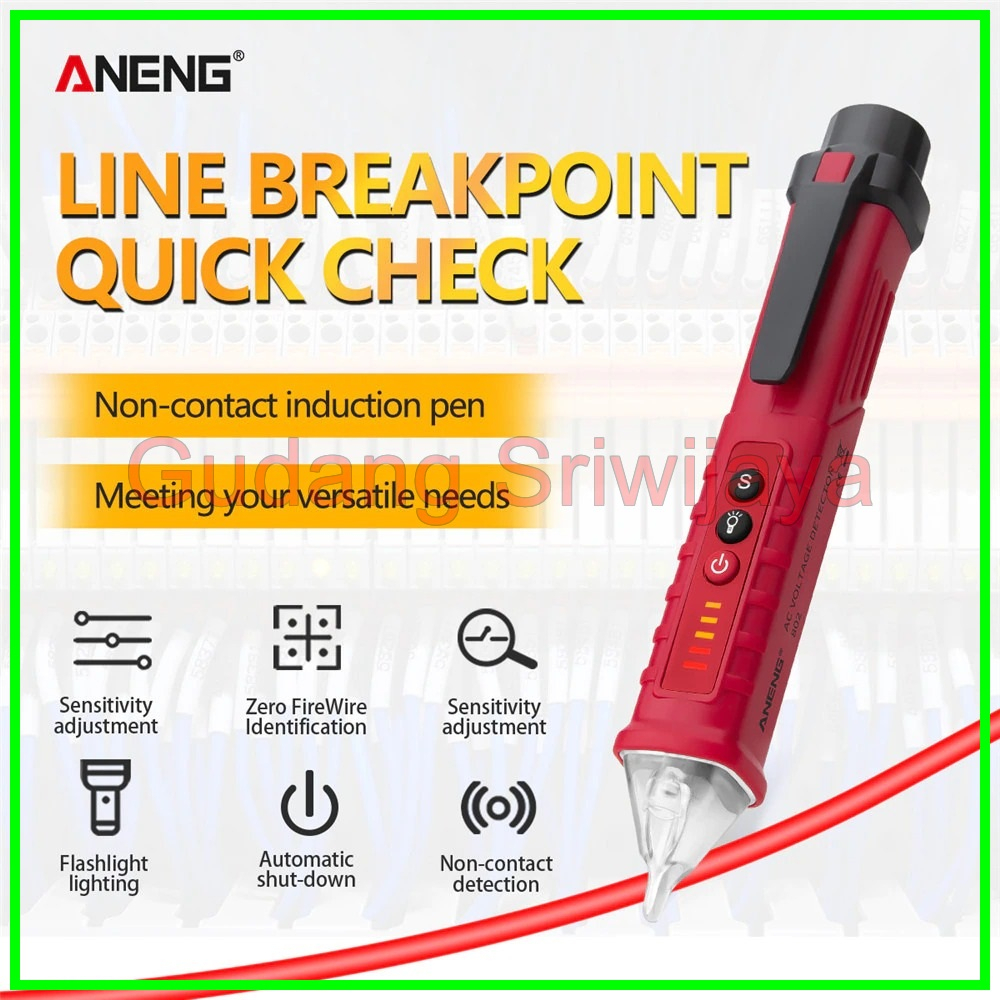Jual Test Pen Non Contact AC / Testpen Pengukur Arus Listrik 90V ...