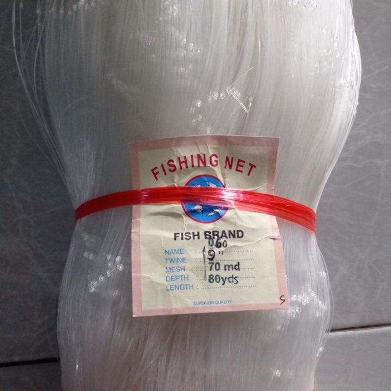 Jual jaring ikan hiu ikan tuna ikan kakap jaring ikan besar ukuran 0.60 ...