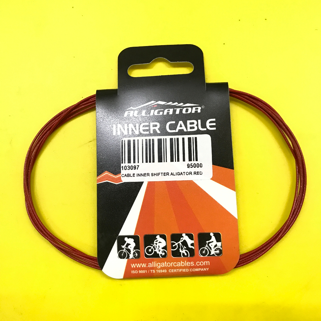 Jual cable inner shifter teflon alligator red original | Shopee Indonesia