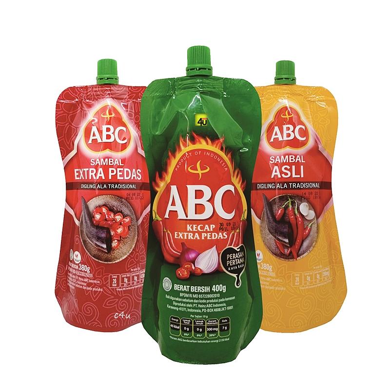 Jual Saos ABC Sambal POUCH 380 gram (ASLI & EXTRAPEDAS) SAUS TOMAT ...