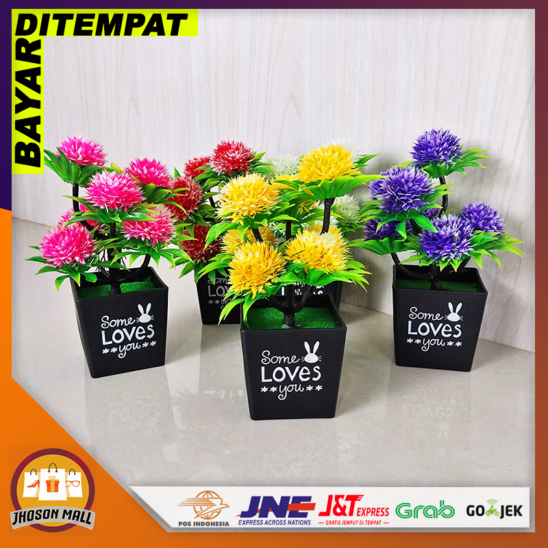 Jual JM Pot Tanaman Bunga Dekorasi Rumah / Tanaman Hias Tanaman Plastik ...