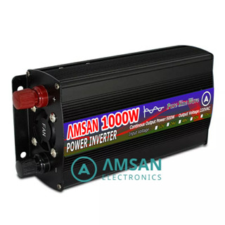 Jual Inverter Amsan 1000W PSW Pure Sine Wave 12V 24V to 220V | Shopee ...