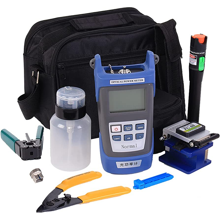 Jual Fiber Optic FTTH Tool Kit and Fiber FC-6S Cleaver Optical Power ...