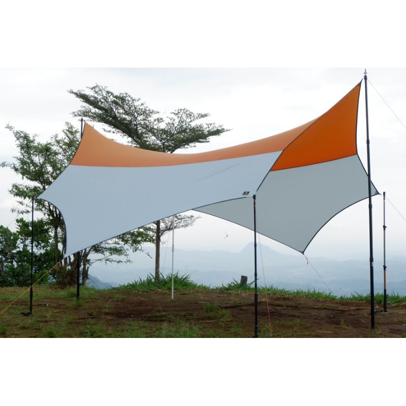 Jual Flysheet Hexagonal 4,5x4 kalahari full seamseal | Shopee Indonesia