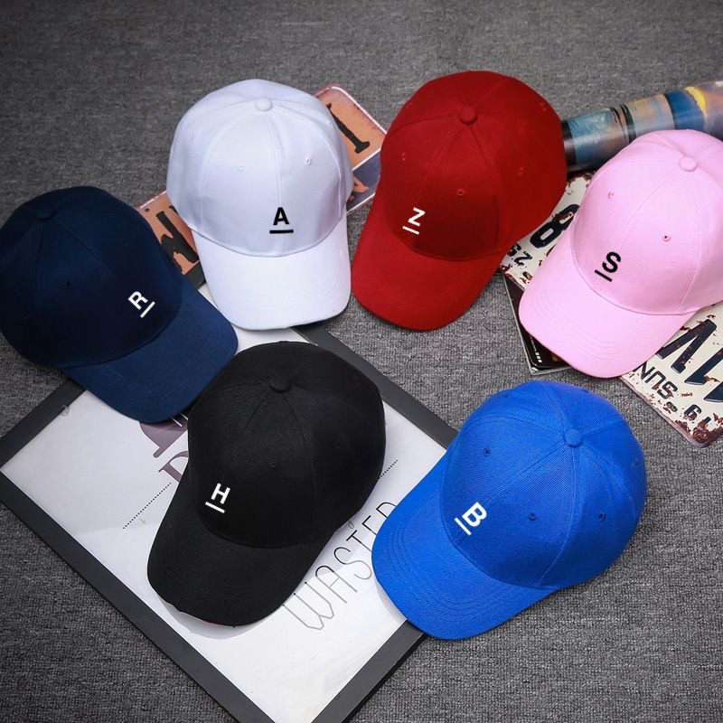 Jual TOPI BASEBALL / TOPI ALPHABET / TOPI HURUF / ALPHABET BASEBALL CAP ...