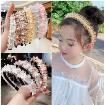 Jual Bando sirkam anak perempuan bandana anak // bandana karakter ...