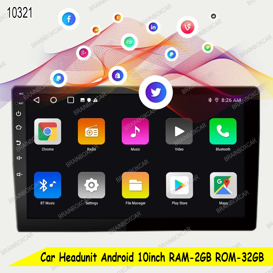 Jual Head Unit Mobil Android 10 Inch 2GB + 32GB Full Screen Headunit ...