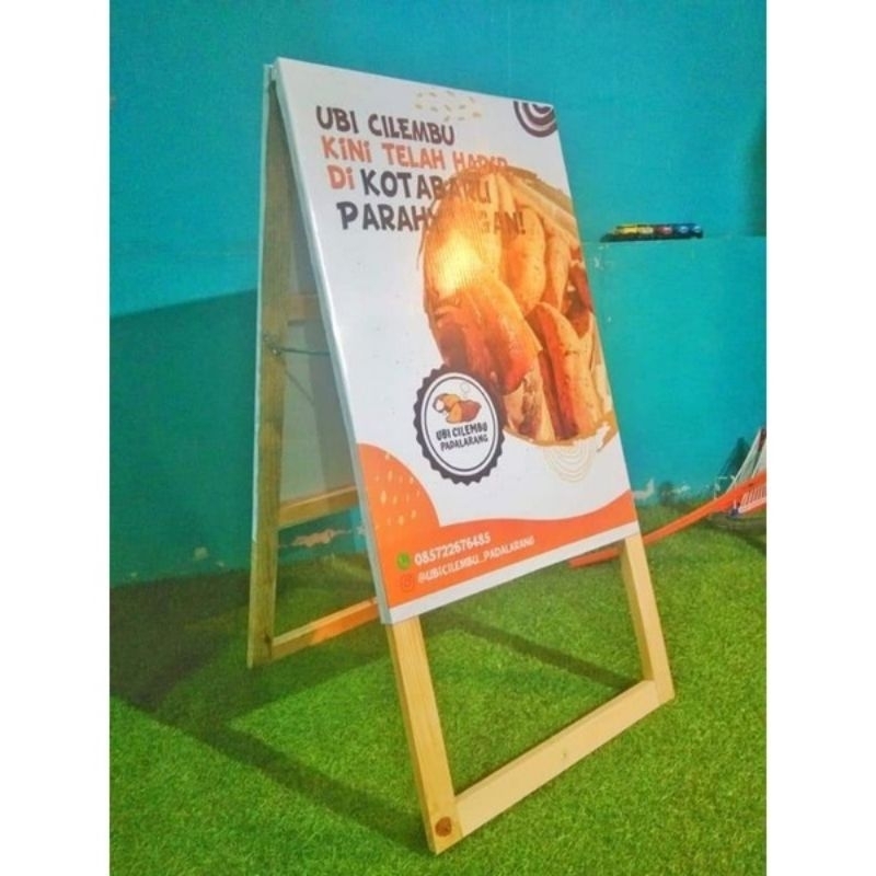 Jual Standing Banner 2 sisi/ Stand Promosi | Shopee Indonesia
