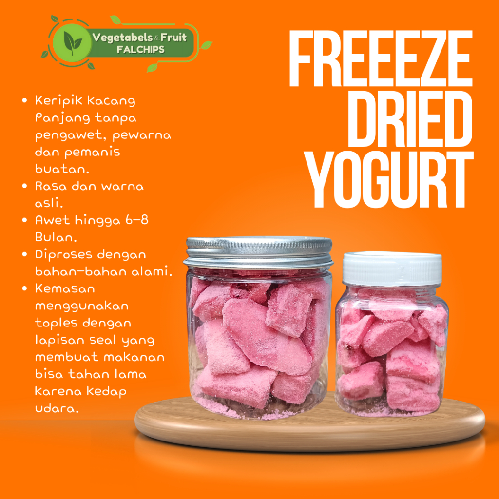 Jual PRODUK TERLARIS Yougurt Freeze Dried Probiotic Yoghurt Cube Fruits ...