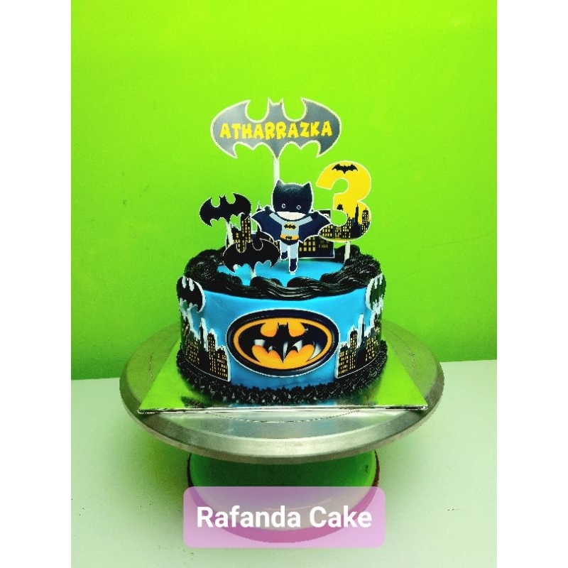 Jual topper kue ulang tahun batman toper ultah custom | Shopee Indonesia