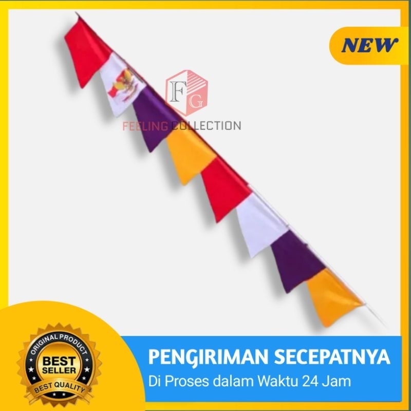 Jual Bendera Umbul Umbul Garuda Gergaji Indonesia HUT Kemerdekaan RI | Shopee Indonesia