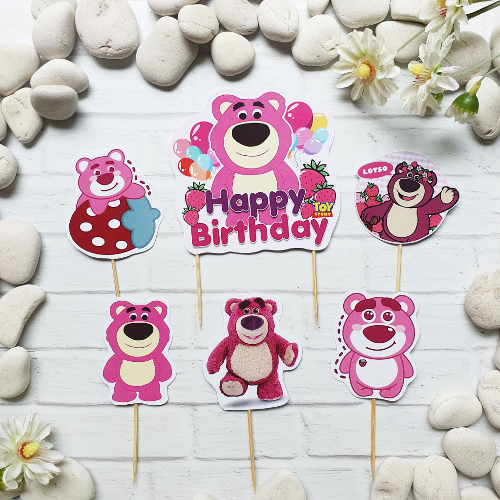 Jual Topper Kue Lotso (6pcs) | Shopee Indonesia