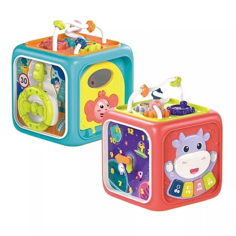 Jual Mainan Anak ACTIVITY CUBE BOX Mainan Edukasi Anak Montessori ...