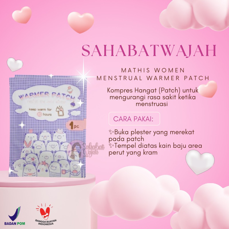 Jual MENSTRUAL WARMER PATCH / PAD TERAPI NYERI HAID / PEREDA KRAM PERUT ...