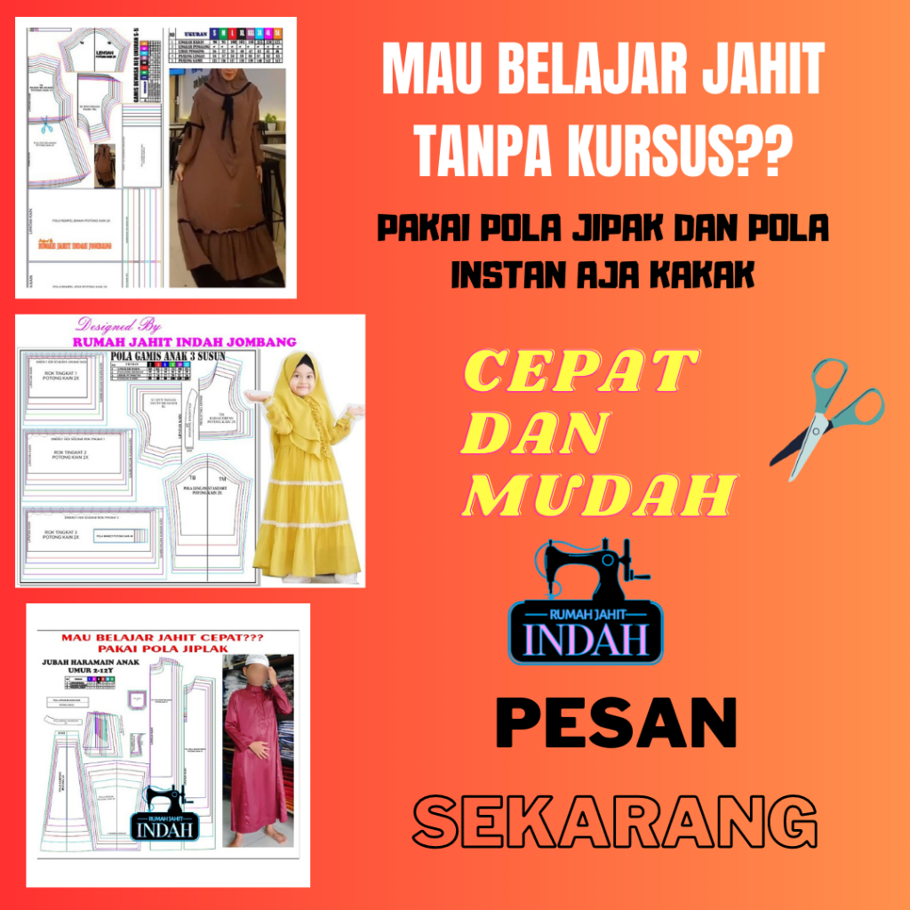 Jual Pola baju reques pola instan dan pola jiplak | Shopee Indonesia