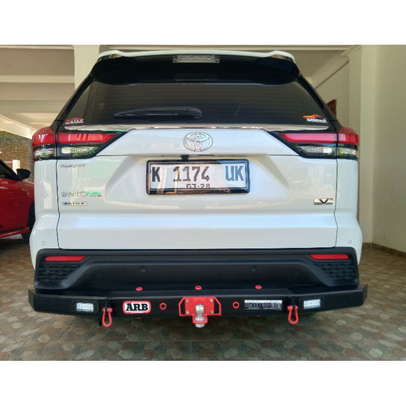 Jual BUMPER TOWING ARB INNOVA ZENIX OFF ROAD + LED KNOCK DOWN MERAH ...
