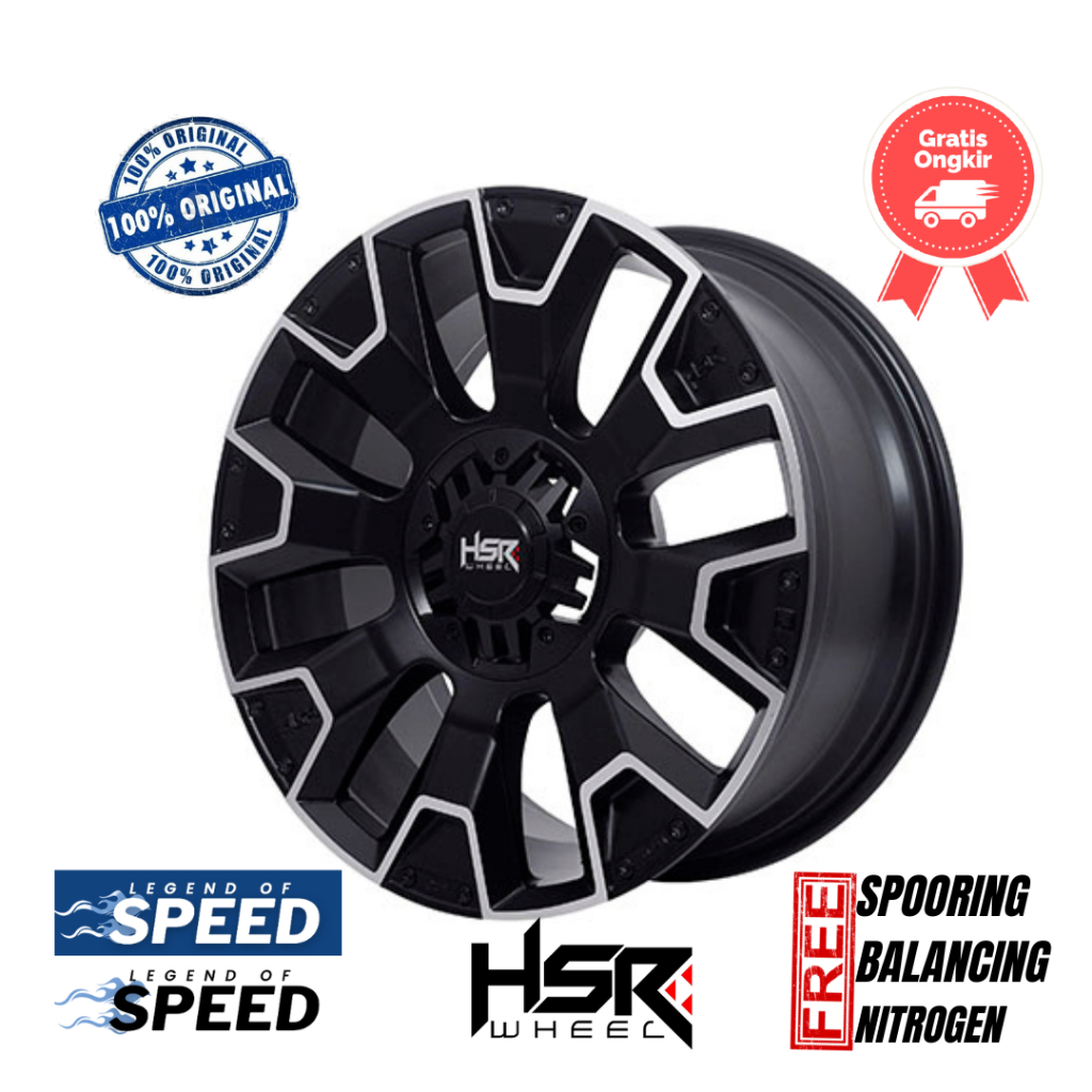 Jual Velg HSR Ring 20 DOLASI ( Juke, Zenix, Xpander, CRV, HRV, Innova ...