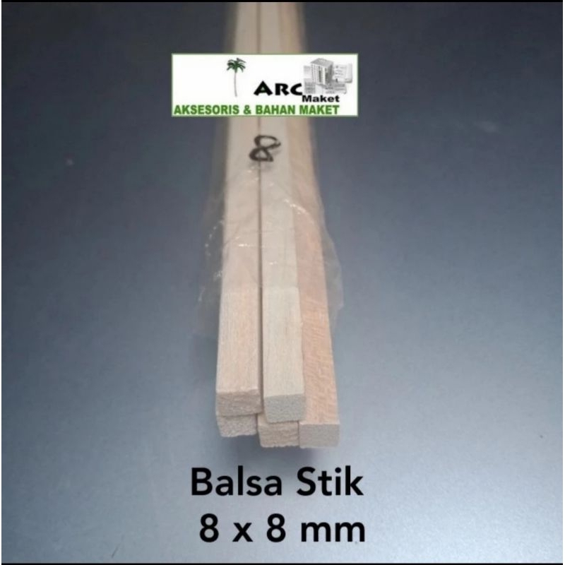 Jual KAYU BALSA STICK 1.5 MM, 2 MM, 3 MM, 4 MM, 5 MM, 6 MM, 8 MM, DAN ...