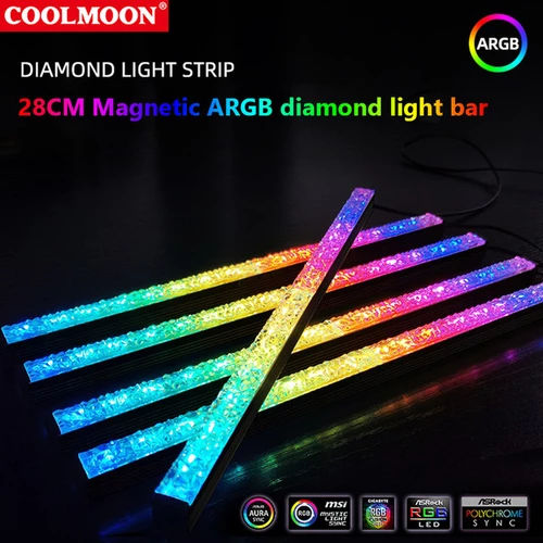 Jual COOLMOON ARGB Light Bar / LED Strip / Lampu LED PC | Shopee Indonesia