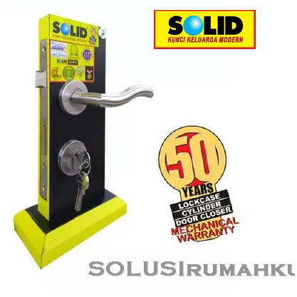 Jual COMPLETE SET! Kunci Pintu SOLID 61.42 ( Handle + Body + Silinder ...