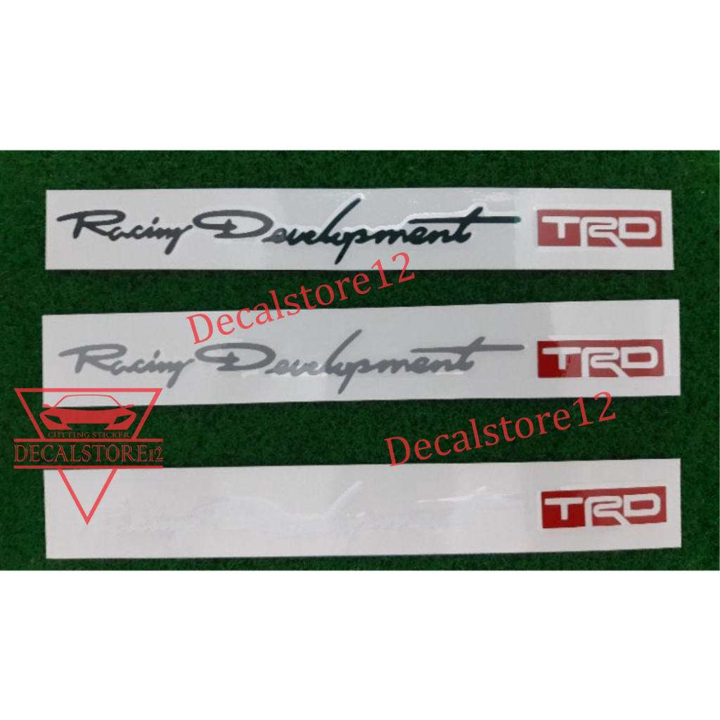 Jual stiker racing development trd sticker mobil motor | Shopee Indonesia