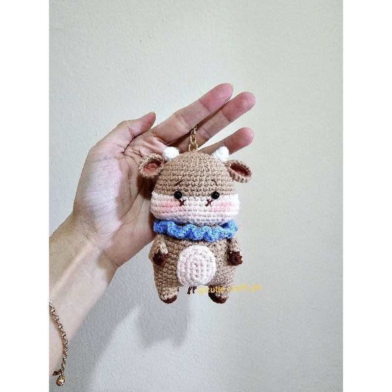 Jual Boneka rajut / amigurumi kerbau cute uk 10 cm | Shopee Indonesia