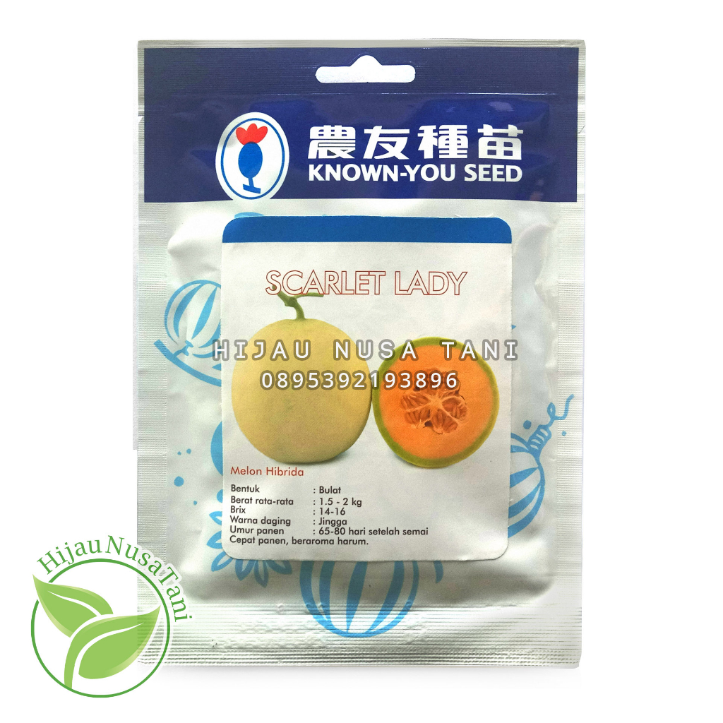 Jual Benih Melon SCARLET LADY 20 gram / 10 gram - Known You Seed ...