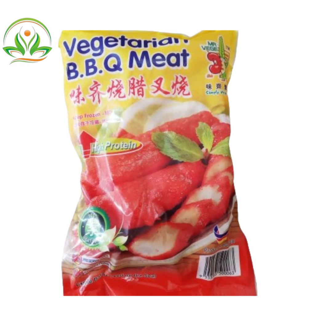 Jual vegetarian Mr Vege Bbq Meat / daging merah / cha sio 1kg | Shopee ...