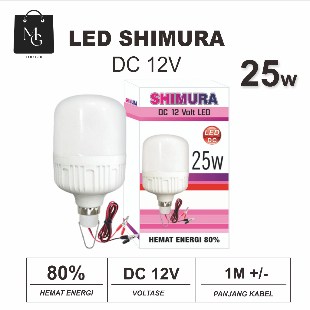 Jual LAMPU LED DC 12V SHIMURA BY VDR 25 WATT | Shopee Indonesia