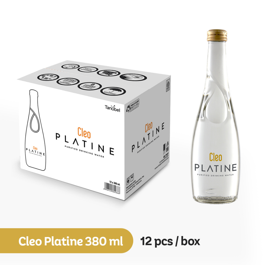Jual Air Murni Cleo Platine 380ml | Shopee Indonesia