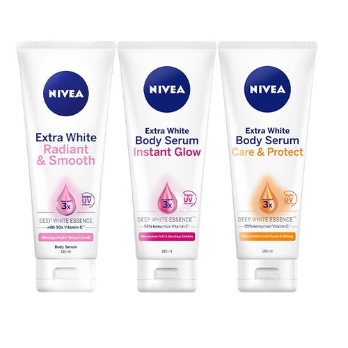 Jual Nivea Extra White Body Serum 180ml | Shopee Indonesia