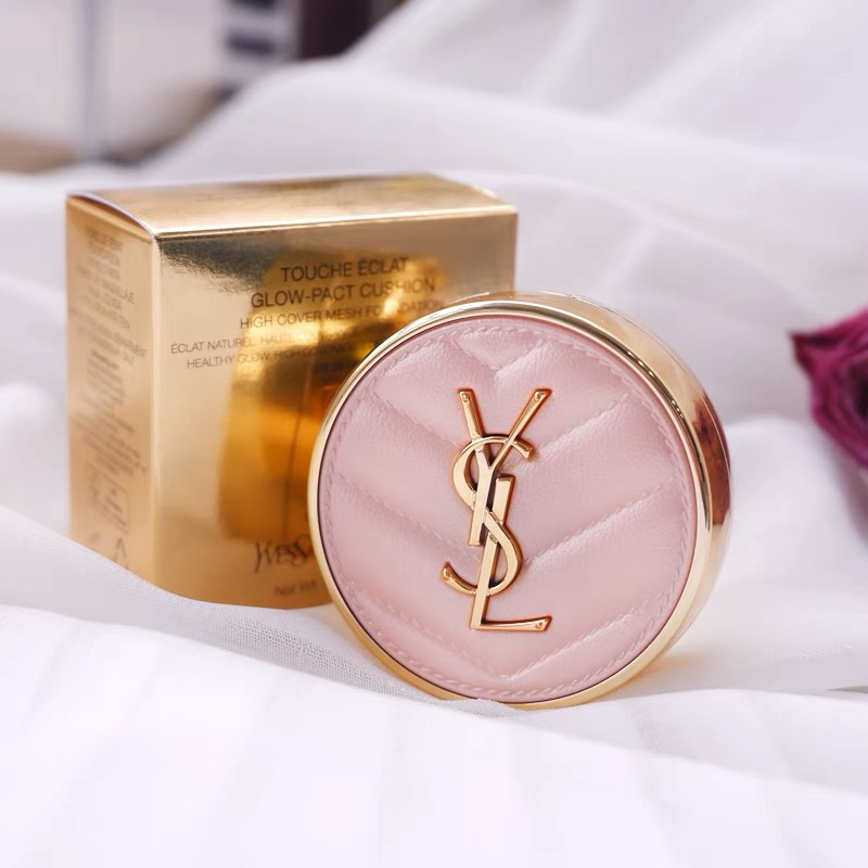 Jual YSL New/Ysl Touche Eclat Glow Pact Cushion Foundation 12g/ysl le ...