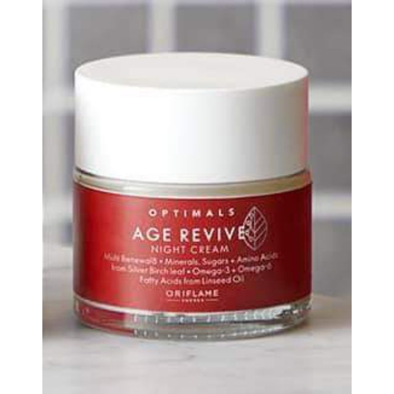 Jual 42549 optimals age revive night cream | Shopee Indonesia