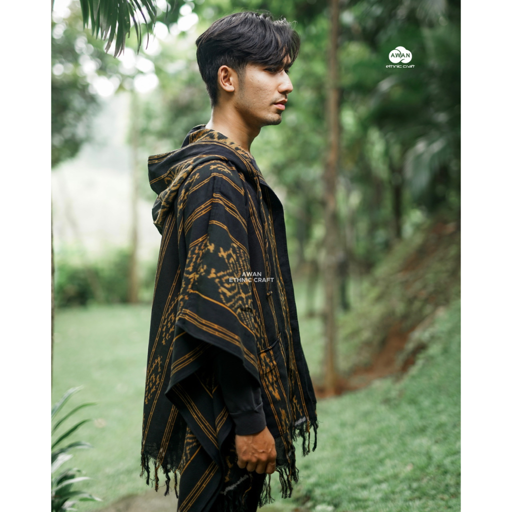 Jual Raka Outer Poncho Tenun Etnik Toraja Pria Wanita | Shopee Indonesia