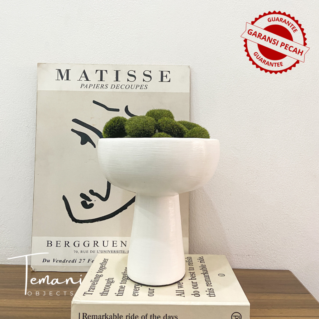 Jual NIki Vase - Vase Bunga Putih/ Dekorasi Bunga Estetik/ Nordic Vase ...