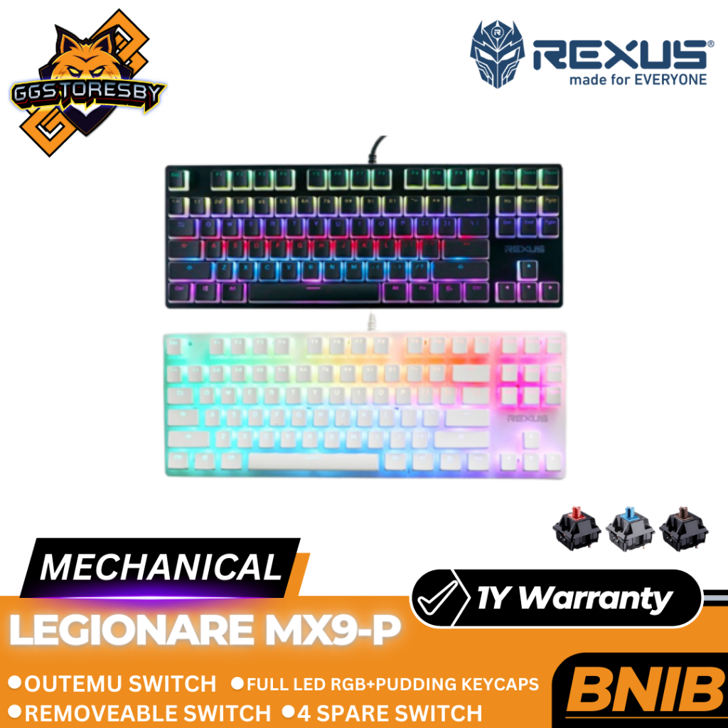 Jual REXUS LEGIONARE MX9P TKL RGB Gaming Keyboard | Shopee Indonesia