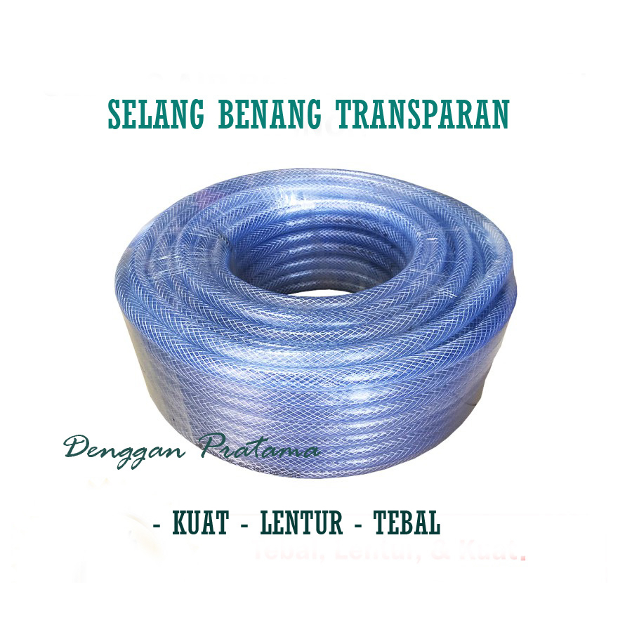 Jual Selang Air Nylon / Selang Benang Transparan Serat Bening Meteran | Shopee Indonesia