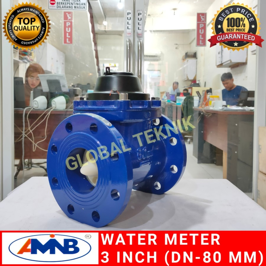 Jual Water Meter Meteran Air Bersih 3" inch DN 80 water meter industri ...