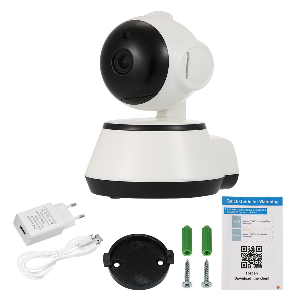 Jual IP Camera 720P CCTV Baby Monitor Cam 1.3MP V380 Wireless Wifi ...