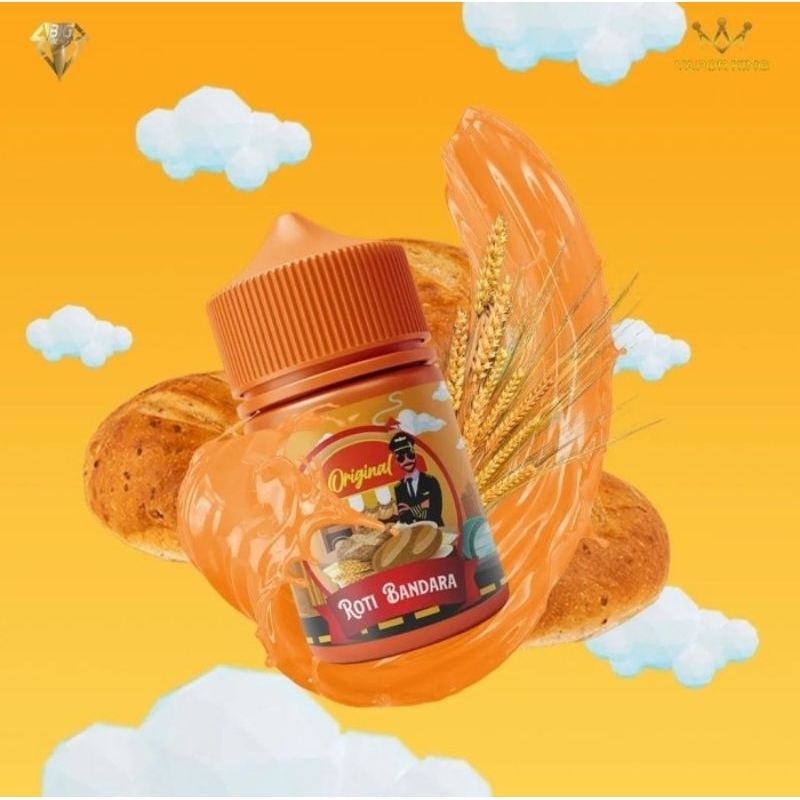 Jual Liquid Roti bandara 60ml - Roti bandara original taste mocha bread ...