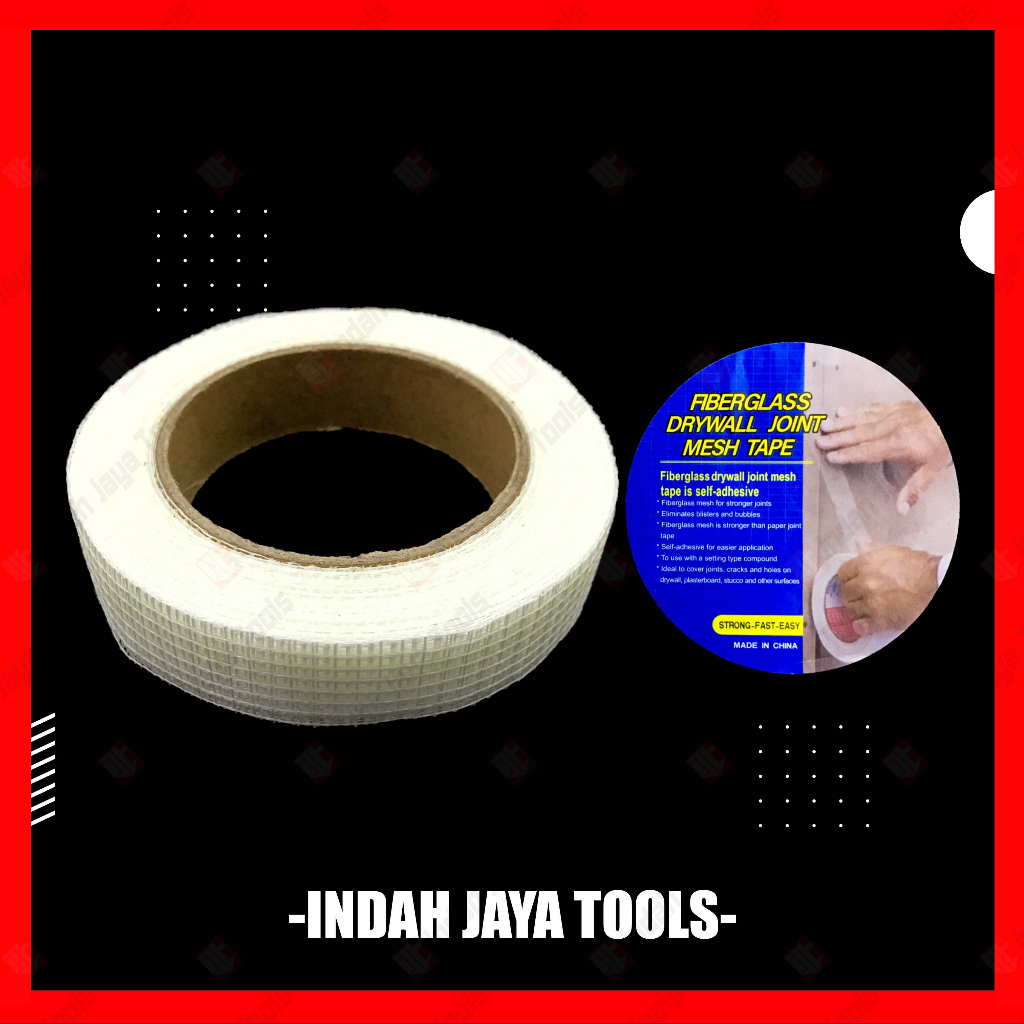 Jual Lakban Lem Gypsum Kain Fiber Tape 1 Inch Gipsum Kasa Fiberglass