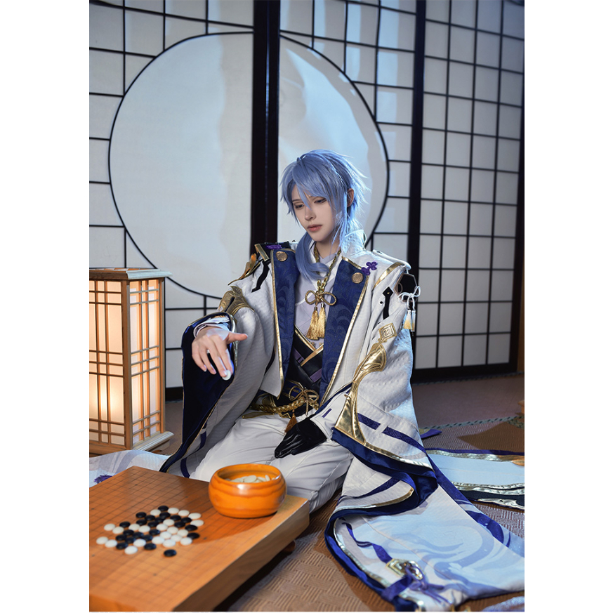 Jual Kamisato Ayato Cosplay Game Genshin Impact Cosplay Costume Genshin ...